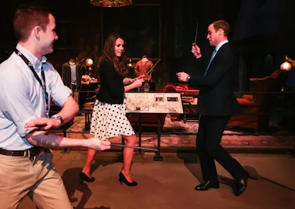 The Royal Family Meets Harry Potter! | Young Hollywood