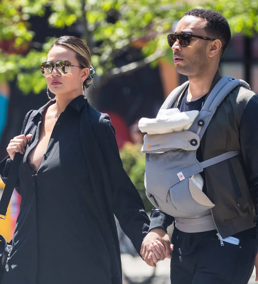 John Legend introduces baby Luna to her great-grandma | Young Hollywood