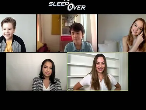 The Sleepover Cast Reveal The Best On-Set Hype-Person | Young Hollywood